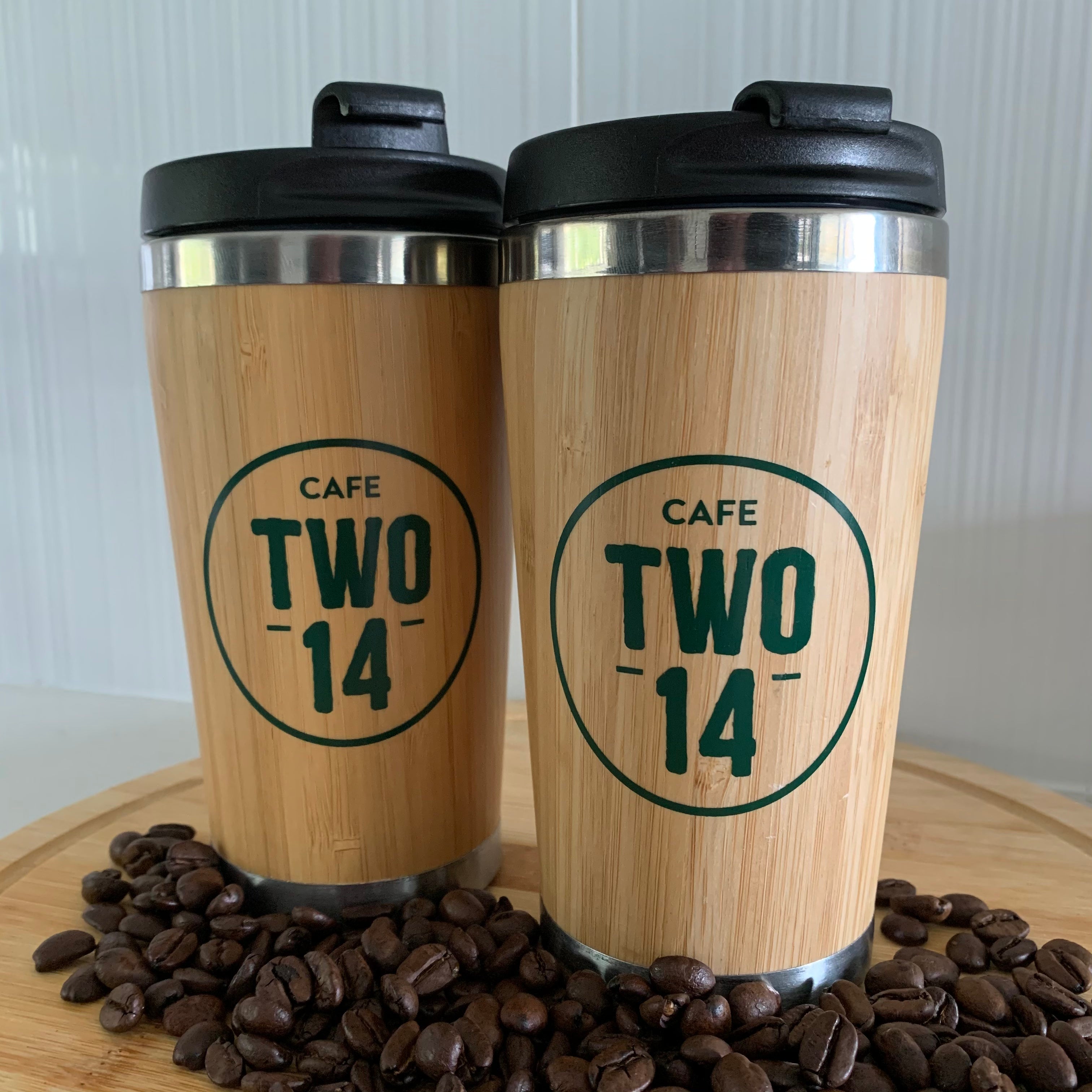 Cafe Two 14 Reusable Cup – Two 14 Coffee Co